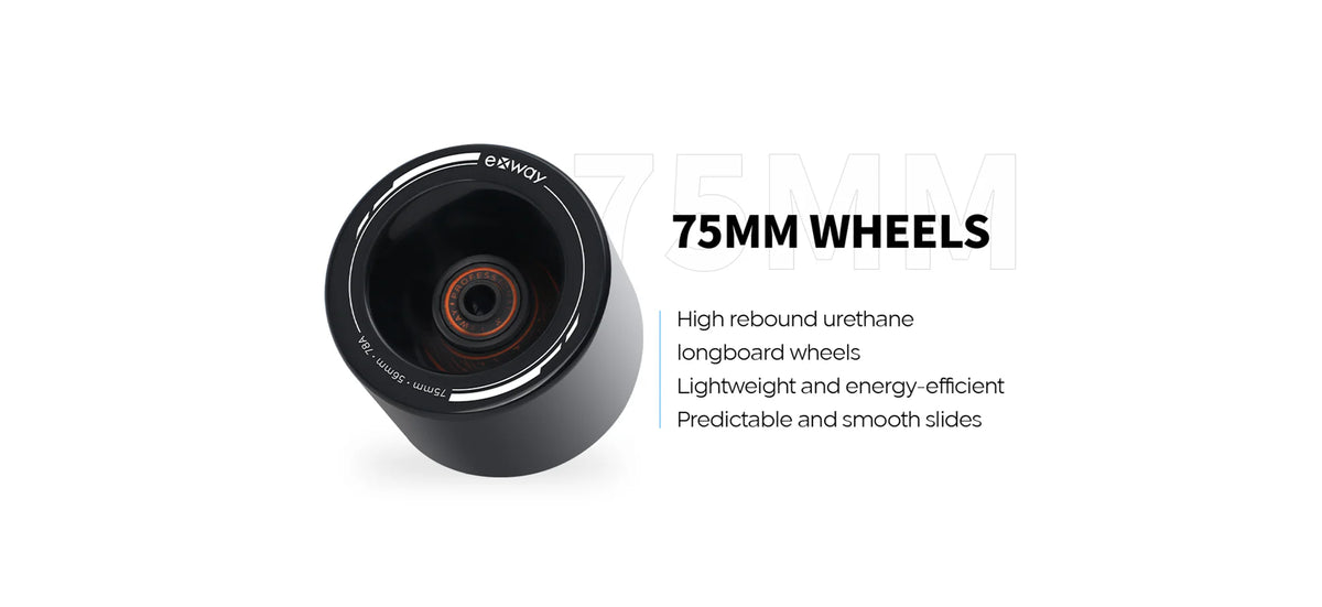 Exway Ripple Front Wheels - Pair – Exway Boards Australia