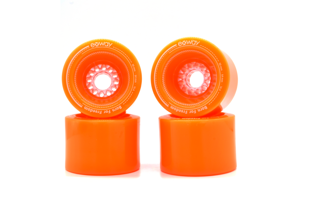 Exway 90mm Orange Wheel Set - 4pcs – Exway Boards Australia